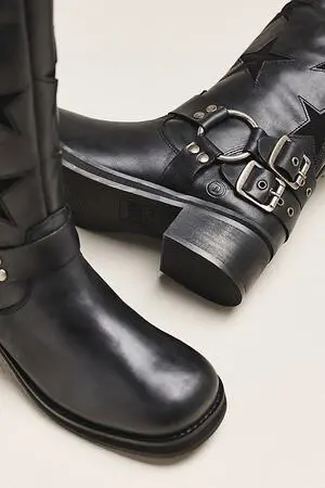 DINGO Blacklist Moto Boots - Black