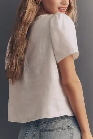 REFORMATION Mayla Linen Top