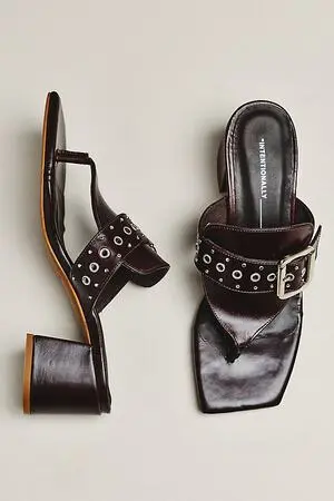 Intentionally Blank Wynona Heeled Sandals - Chocolate