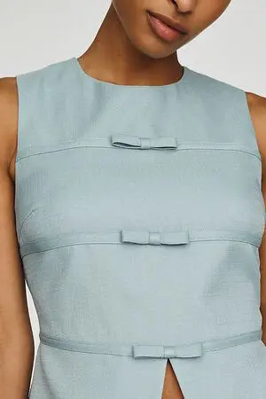 Endless Rose Sleeveless Bow Detail Top