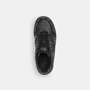 COACH Soho Signature Jacquard Sneakers - Black