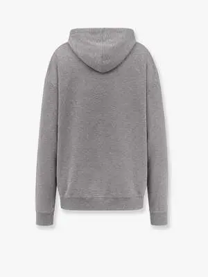 Miu Miu Mélange Jersey Zip-up Hoodie - Grey