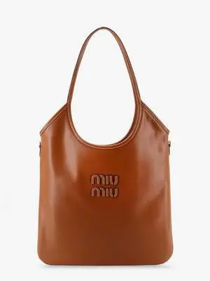 Miu Miu Leather Shoulder Bag - Brown