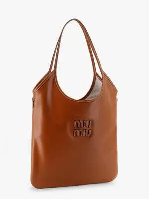 Miu Miu Leather Shoulder Bag - Brown
