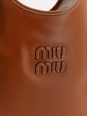 Miu Miu Leather Shoulder Bag - Brown