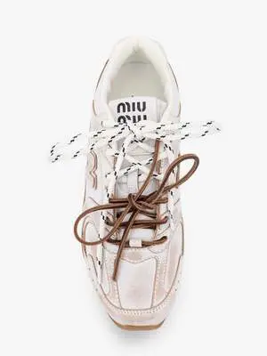 MIU MIU X NEW BALANCE 530 Sl Leather Sneakers
