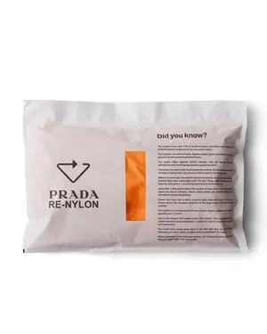 Prada Re-nylon Drawstring Backpack - Orange