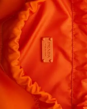 Prada Re-nylon Drawstring Backpack - Orange