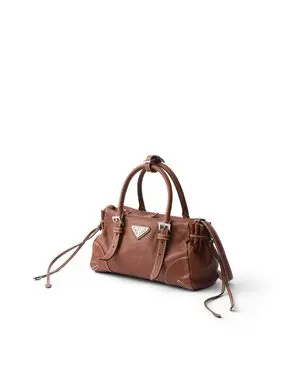 Prada Karin Small Leather Bag - Palisander