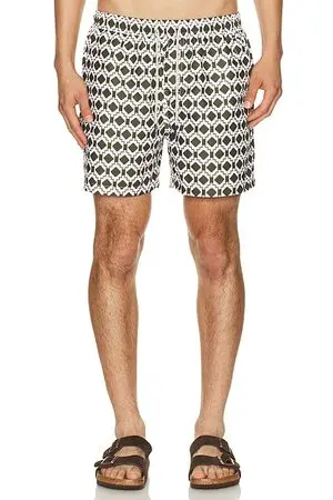 Oas Printed Swim Shorts - Pine