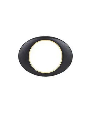 Saint Laurent Leather And Metal Bangle Bracelet