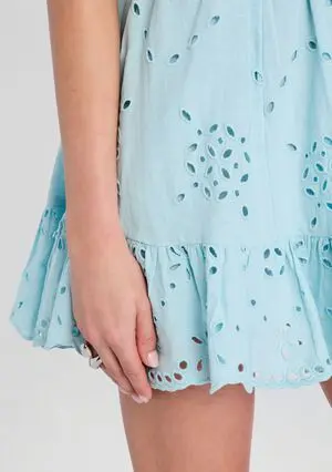 Hemant & Nandita Off-shoulder Mini Dress