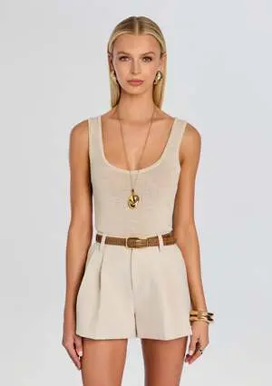 SEROYA Hero Knit Tank Top - Almond
