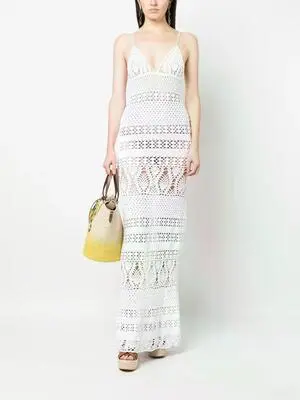Dsquared2 Cotton Crochet-knit Maxi Dress