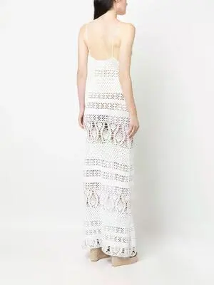 Dsquared2 Cotton Crochet-knit Maxi Dress