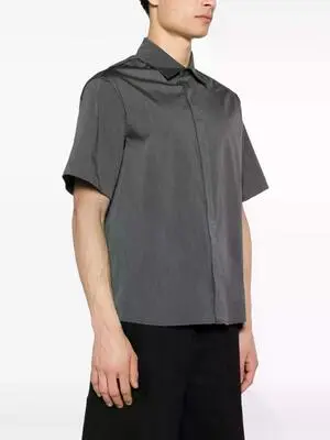 Neil Barrett Short-sleeve Cotton Blend Shirt