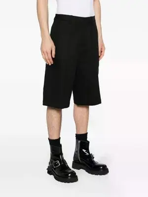 Neil Barrett Mid-rise Cotton Chino Shorts