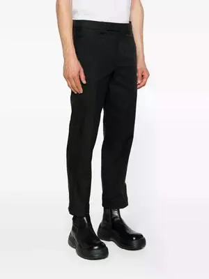 Neil Barrett Adjustable-hem Tapered-leg Chinos