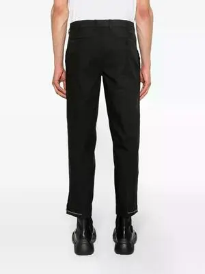 Neil Barrett Adjustable-hem Tapered-leg Chinos