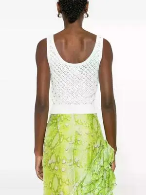 John Richmond Crystal-embellished Knitted Top