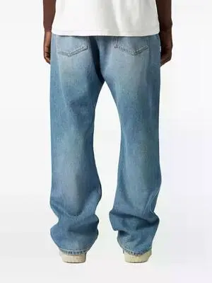 1989 STUDIO Tape-print Straight-leg Jeans