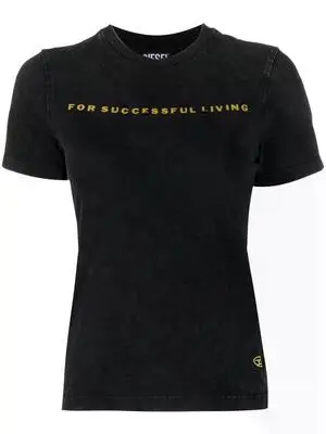 DIESEL® Slogan Print T-shirt