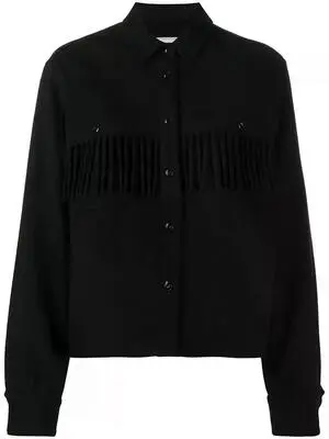 Woolrich Knitted Shirt With Fringed Detail