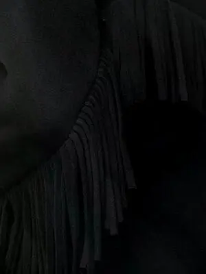 Woolrich Oversize Fringe Detail Coat