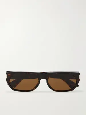 Saint Laurent Square Acetate Sunglasses - Tortoiseshell