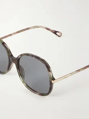 Chloé Oversized Round Frame Sunglasses
