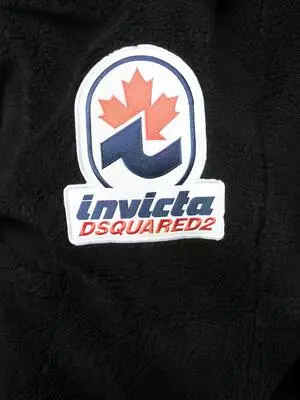 Dsquared2 Logo Patch Fleece Hoodie
