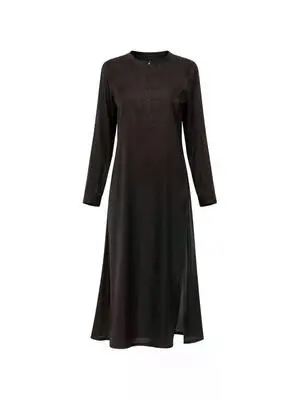 DOSA Long-sleeve Button-placket Dress