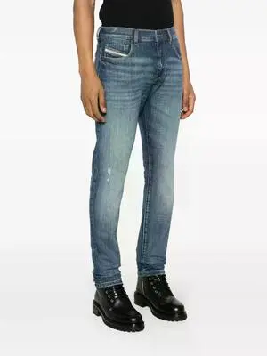 DIESEL® D-strukt Mid-rise Slim-fit Jeans - Blue