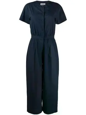 Woolrich Cotton Poplin Jumpsuit - Blue