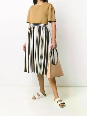 Woolrich Striped A-line Skirt