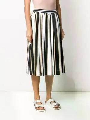 Woolrich Striped A-line Skirt