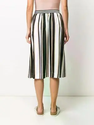 Woolrich Striped A-line Skirt
