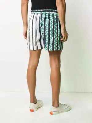 Neil Barrett Abstract Print Swim Shorts
