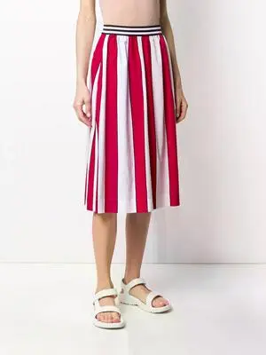 Woolrich Striped Pleated Skirt