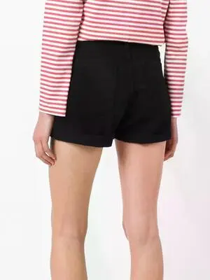 FRAME Cotton-blend Cutoff Shorts