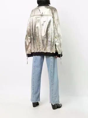 Dsquared2 Oversized Metallic Bomber Jacket