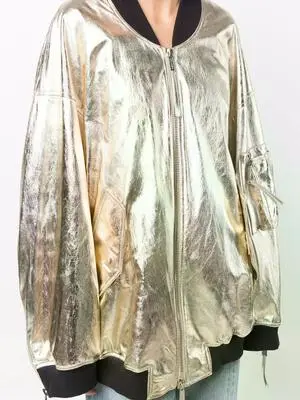 Dsquared2 Oversized Metallic Bomber Jacket