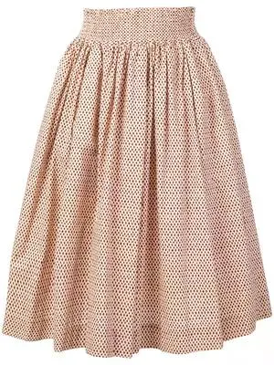 Woolrich Printed Popeline Skirt