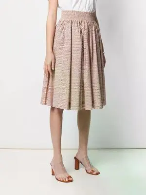 Woolrich Printed Popeline Skirt