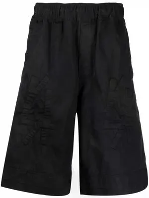 44 LABEL GROUP Debossed Logo Shorts