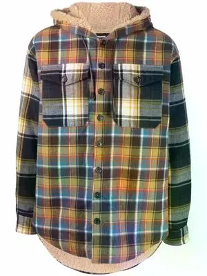 Dsquared2 Icon Check Print Hooded Jacket