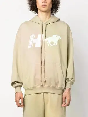 1989 STUDIO Logo Print Cotton Hoodie
