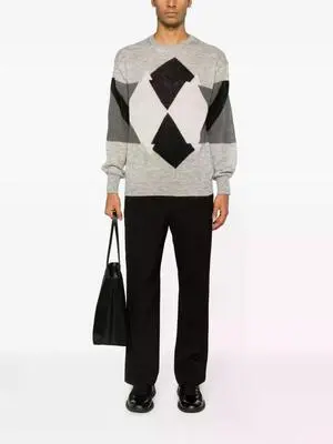 Neil Barrett Argyle Check-pattern Jumper