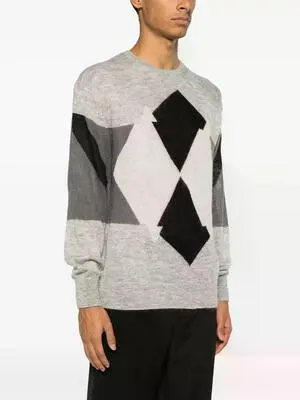 Neil Barrett Argyle Check-pattern Jumper