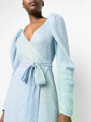 ROTATE BY BIRGER CHRISTENSEN Sequin Midi Dress